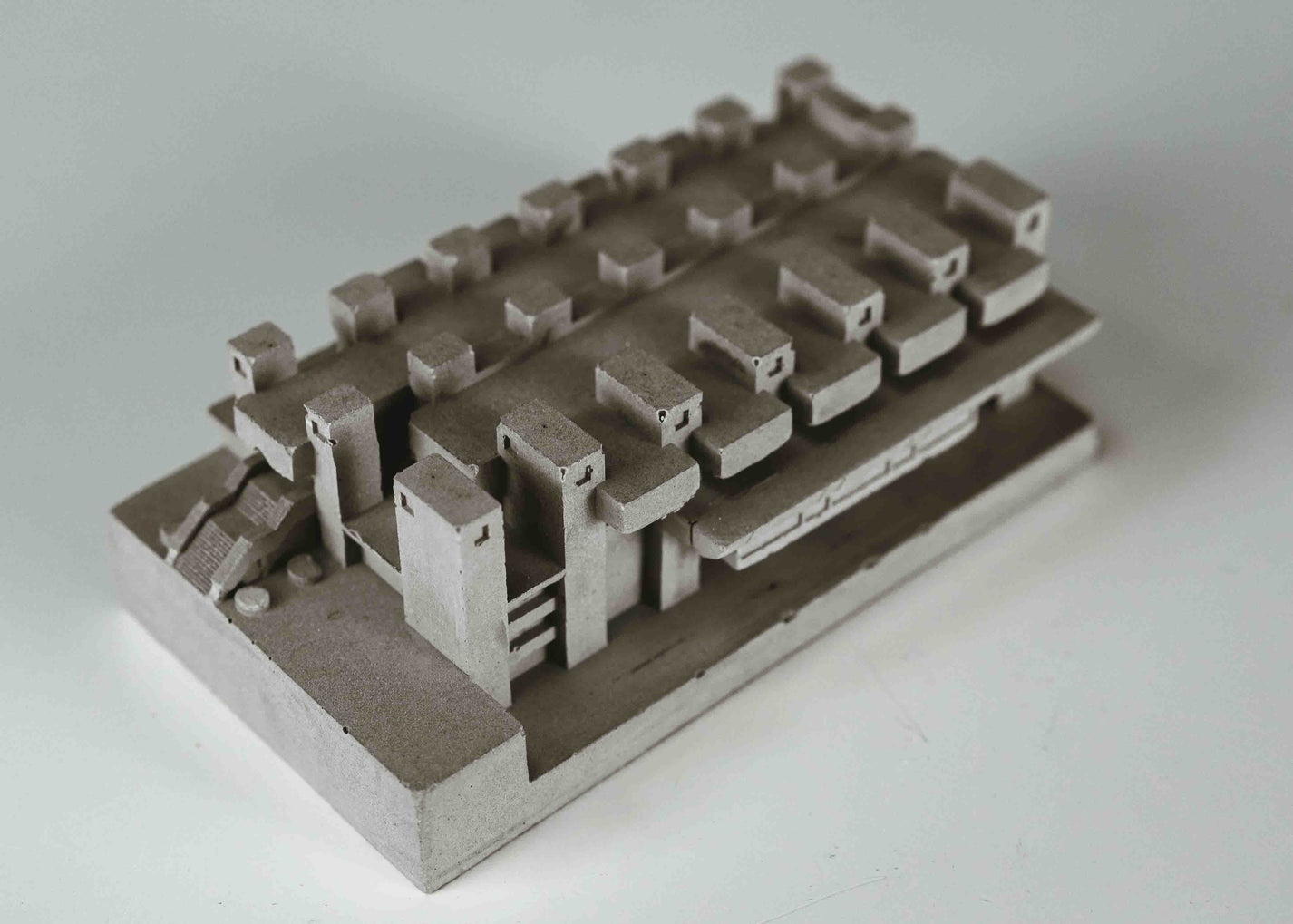 The Barbican Centre - miniature concrete model – Spaceplay