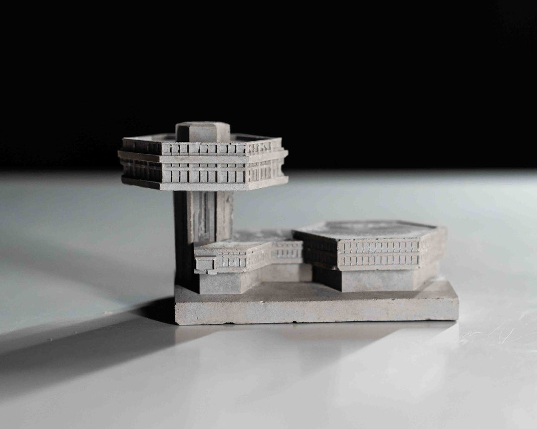 Miniature concrete models of iconic Brutalist Architecture – Spaceplay