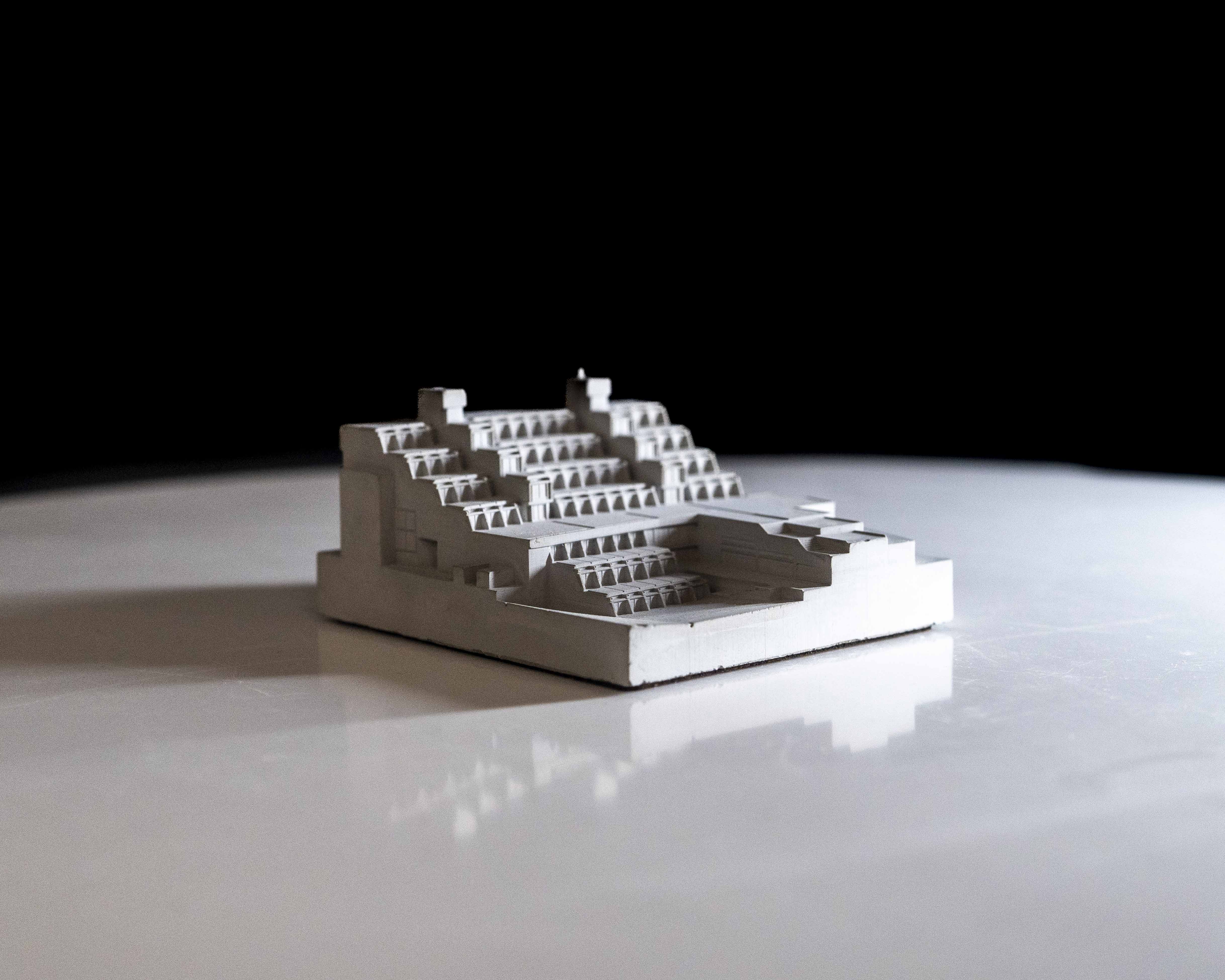 New Court “Typewriter” Concrete Model – Christ’s College Cambridge ...