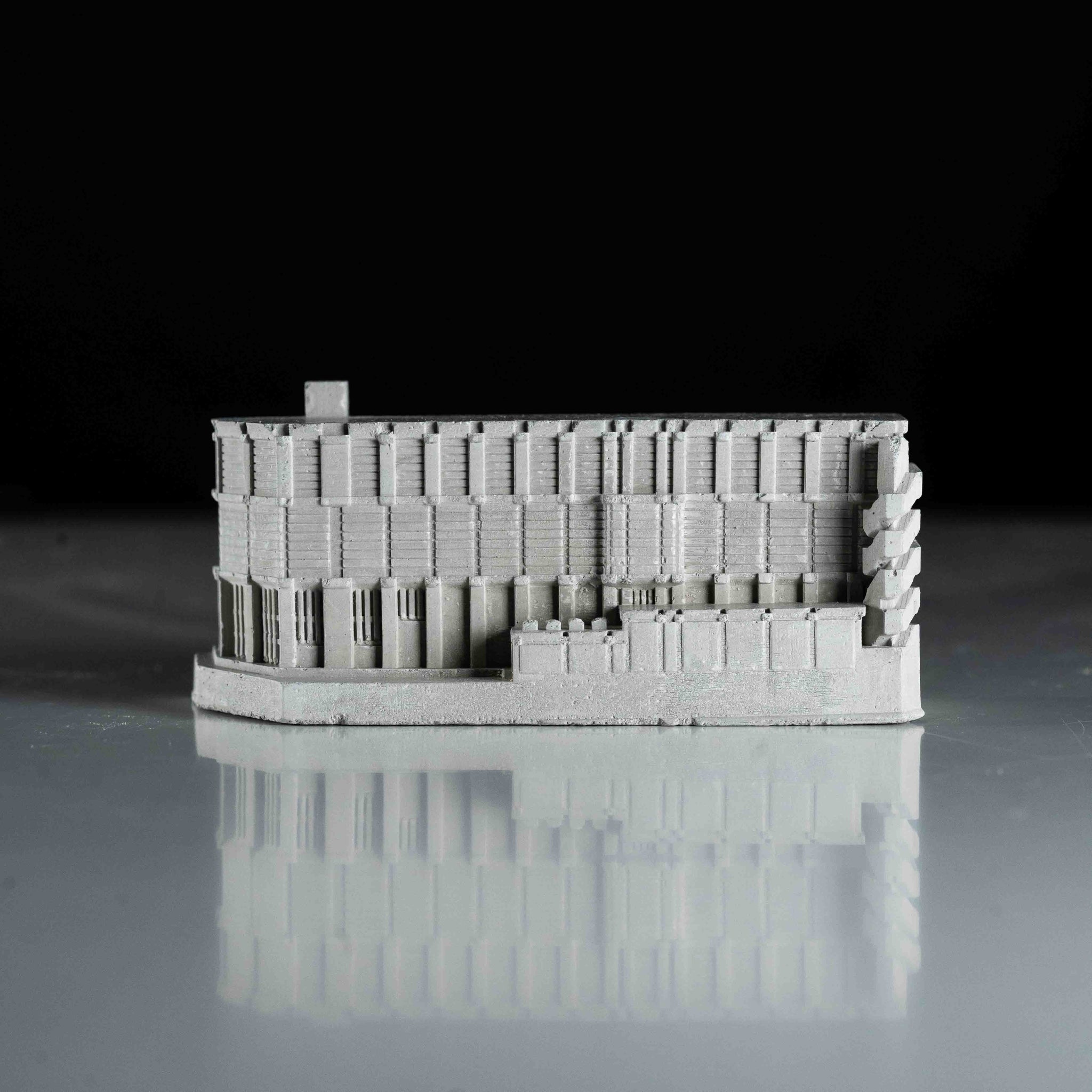 Moore Street Substation Miniature Model – Brutalist Concrete Sculpture ...