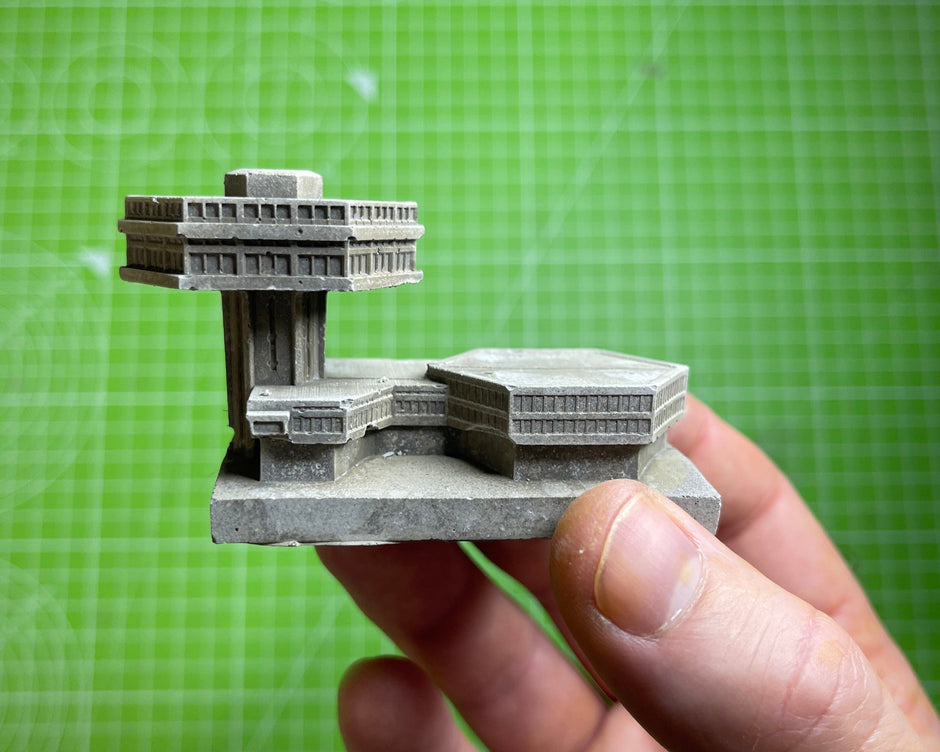 Miniature concrete models of iconic Brutalist Architecture – Spaceplay