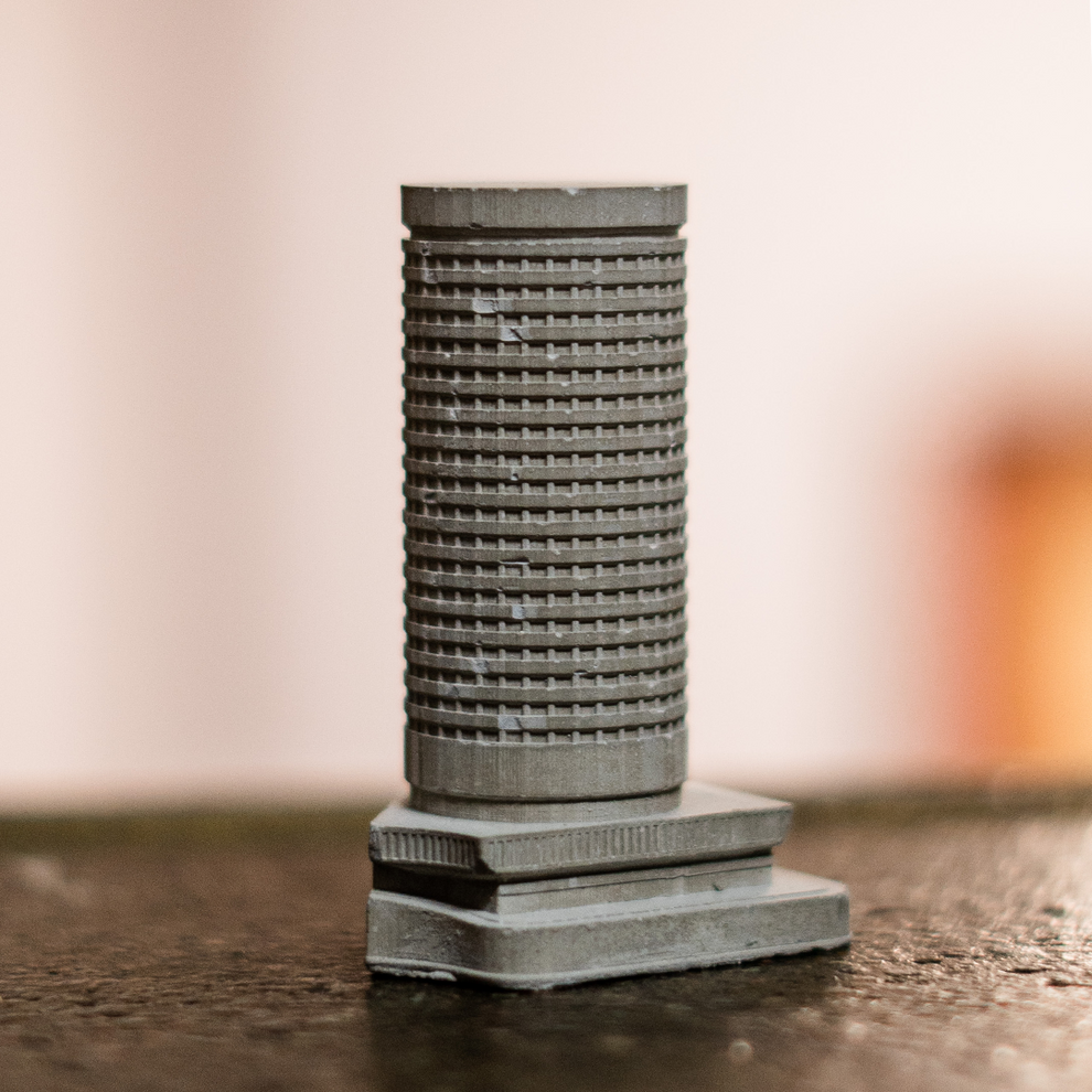 The Birmingham Rotunda - Miniature Concrete Model – Spaceplay